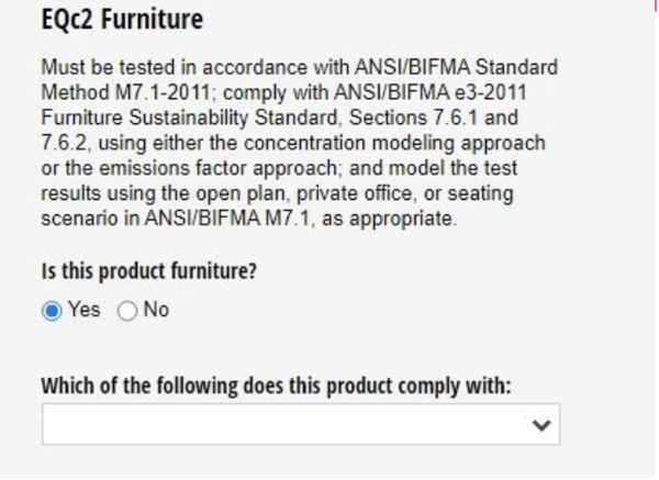 Material Submittals LEED